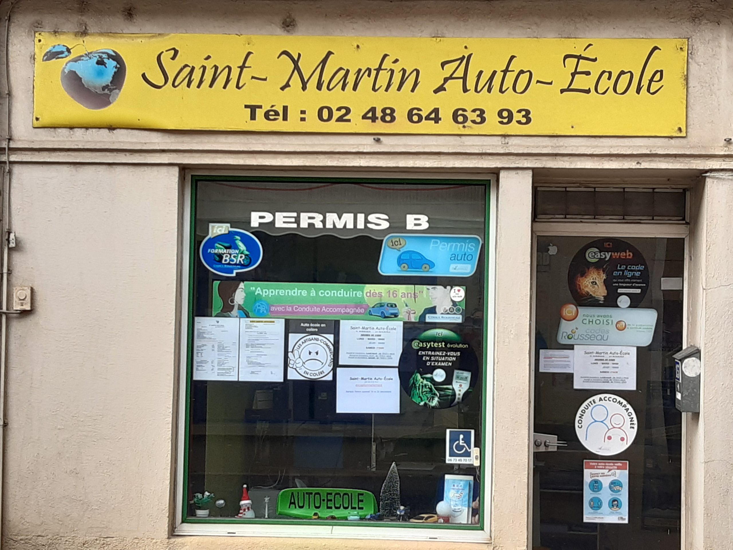 Auto-école - Saint Martin d'Auxigny - (18)